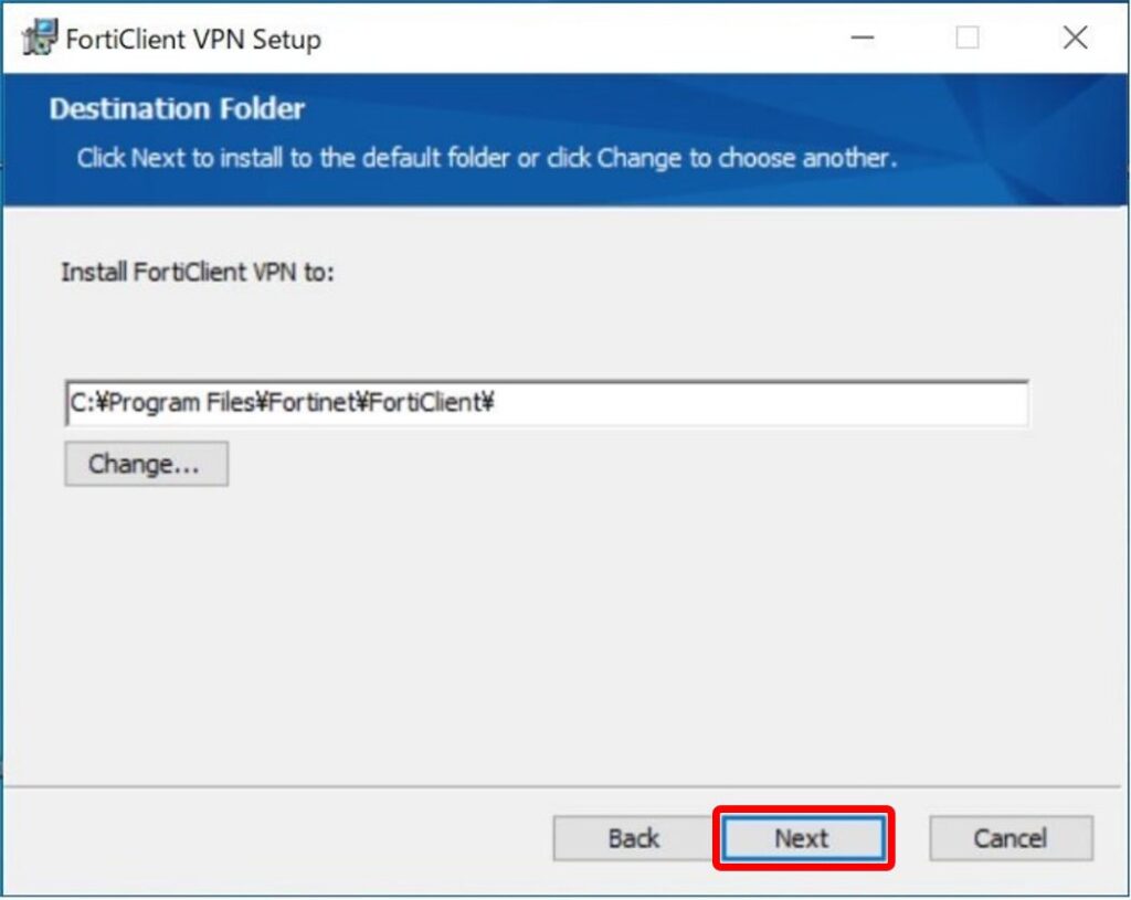 FortiClient SSL-VPN設定手順書(Windows版) | MEGA サポートサイト